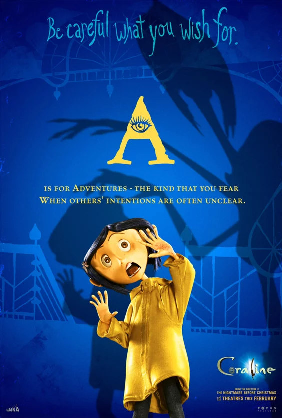 Coraline nos deja un nuevo póster
